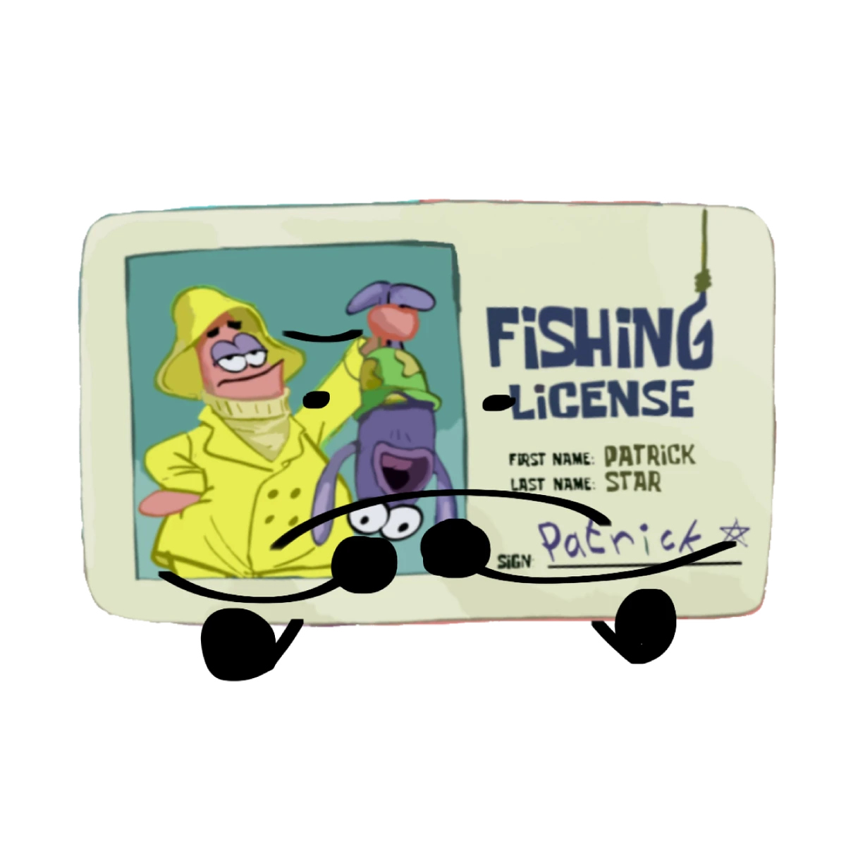 Patricks Fishing License | BFNT REBORN Wiki | Fandom