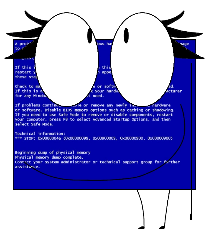 Blue Screen Windows 7 | BFPL Doodle Show Wiki | Fandom