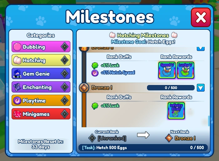 Milestones | Bubble Gum Simulator INFINITY Wiki | Fandom