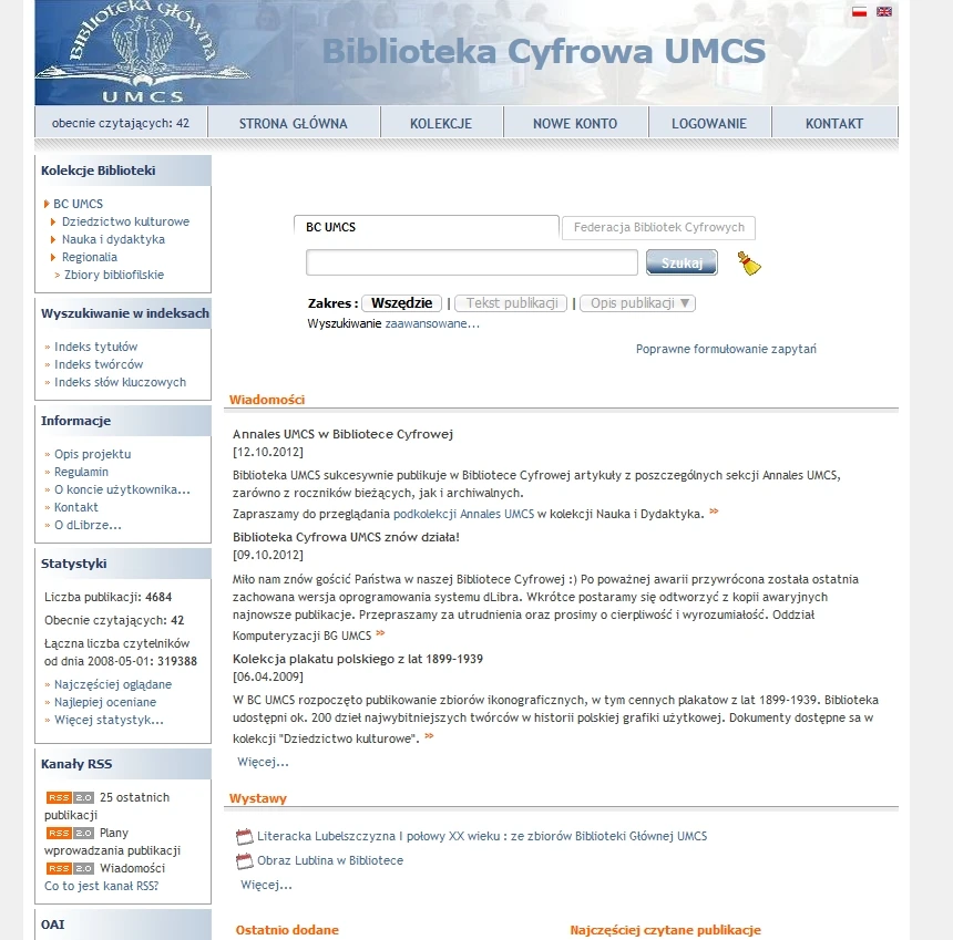 Biblioteka cyfrowa UMCS | Biblioteki cyfrowe Wiki | Fandom