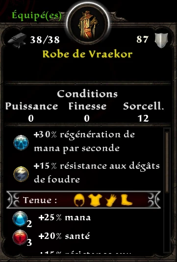 Robe de Vraekor | Les Royaumes d'Amalur: Reckoning | Fandom
