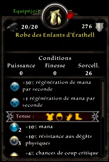 Robe des Enfants d'Érathell | Les Royaumes d'Amalur: Reckoning | Fandom