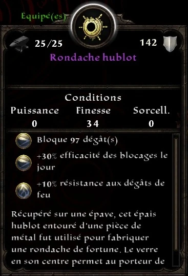 Rondache hublot | Les Royaumes d'Amalur: Reckoning | Fandom