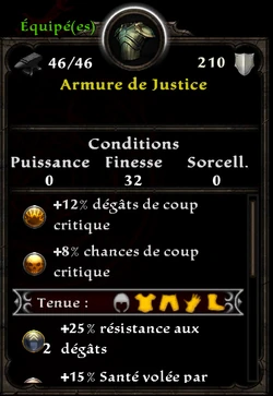 Armure de Justice | Les Royaumes d'Amalur: Reckoning | Fandom