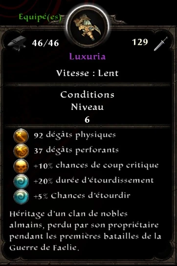 Luxuria | Les Royaumes d'Amalur: Reckoning | Fandom