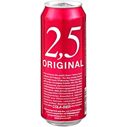 2,5 ORIGINAL Cola-Bier | Bier Wiki | Fandom
