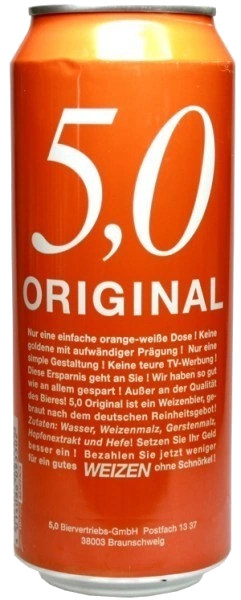 5,0 ORIGINAL Weizen | Bier Wiki | Fandom