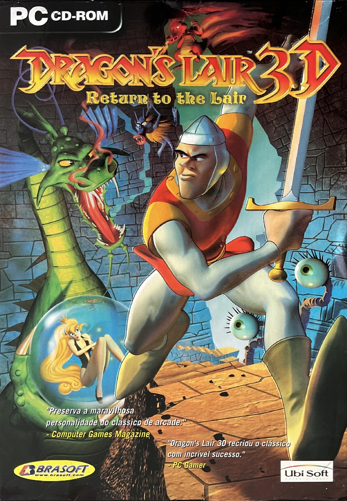 Dragon's Lair 3D: Return to the Lair | Big Box PC Games Brasil Wiki ...