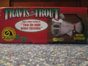 Travis Trout Christmas edition/Plaque version | Big mouth Billy Bass ...