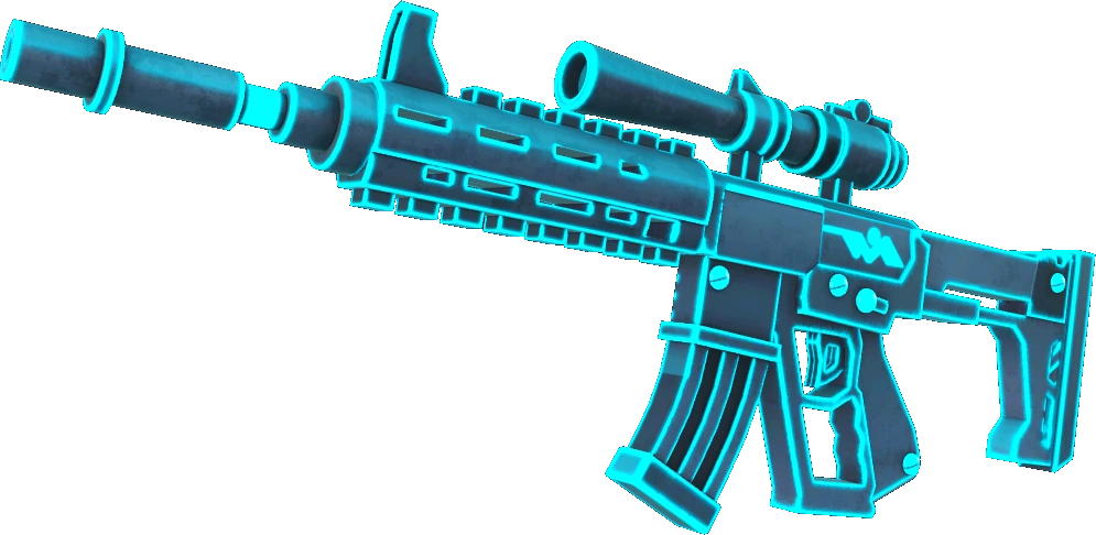 Cyan Glowstick Sniper (BIG Paintball 2) | Roblox BIG Paintball Wiki ...