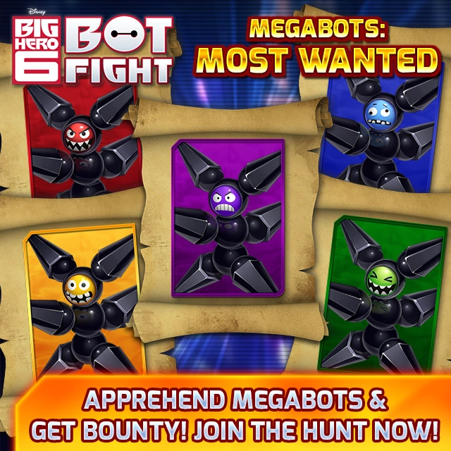 Megabots: Most Wanted | Big Hero 6 Bot Fight Wiki | Fandom