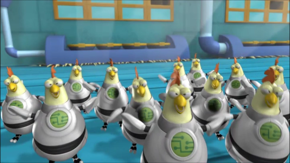 Mechanical Chickens (3-2-1 Penguins!) | Big Idea Wiki | Fandom