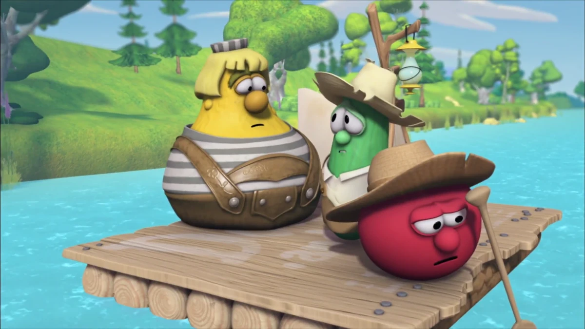Tomato Sawyer and Huckleberry Larry's Big River Rescue | Big Idea Wiki ...