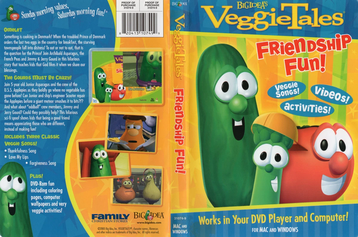 Veggietales Friendship Dvd