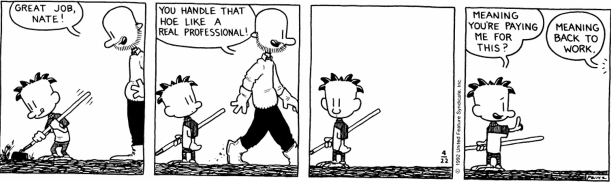 Comic Strip: April 22, 1992 | Big Nate Wiki | Fandom