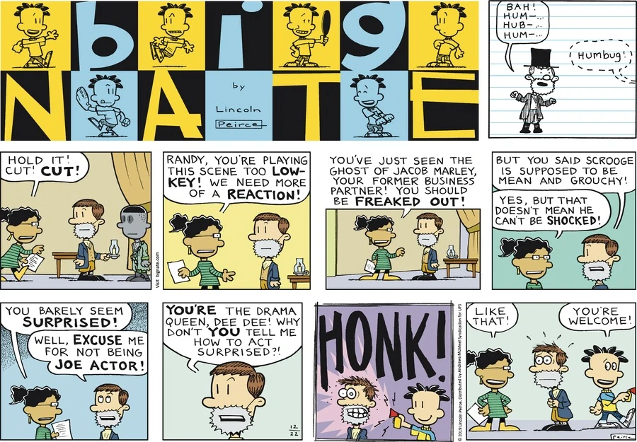 Comic Strip: December 22, 2019 | Big Nate Wiki | Fandom