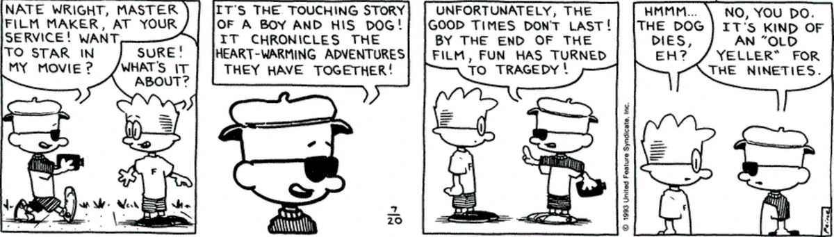 Comic Strip: July 20, 1993 | Big Nate Wiki | Fandom