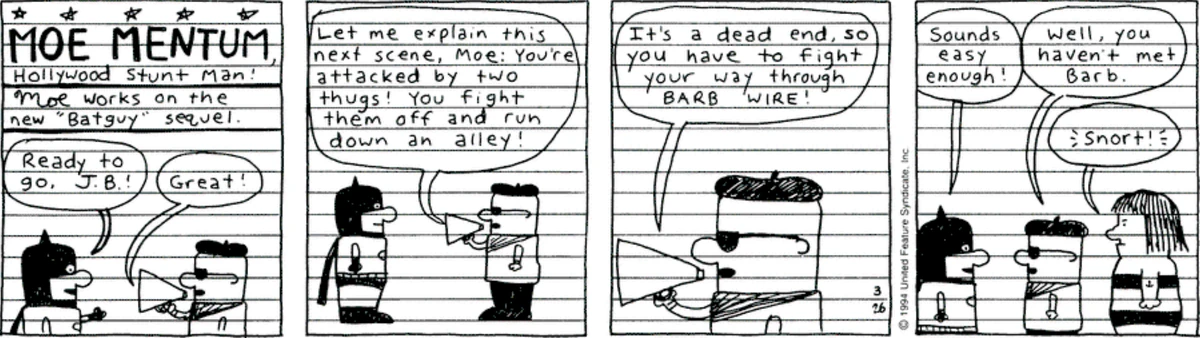 Comic Strip: March 26, 1994 | Big Nate Wiki | Fandom