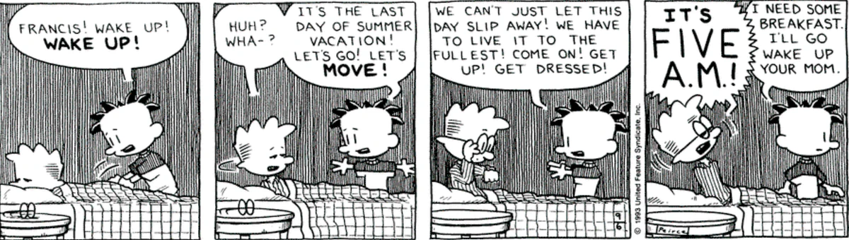 Comic Strip: September 6, 1993 | Big Nate Wiki | Fandom