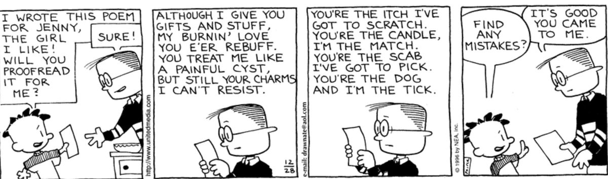 Comic Strip: December 28, 1996 | Big Nate Wiki | Fandom