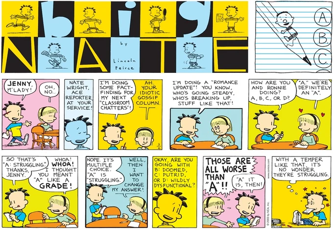 Comic Strip: March 2, 2003 | Big Nate Wiki | Fandom