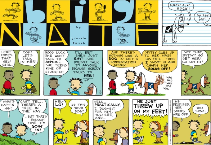 Comic Strip: April 6, 2003 | Big Nate Wiki | Fandom