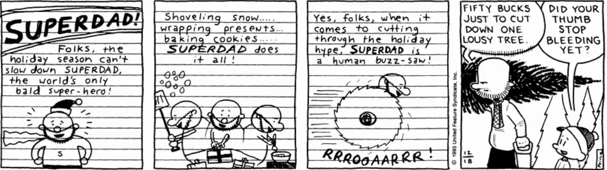 Comic Strip: December 18, 1993 | Big Nate Wiki | Fandom