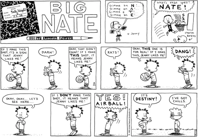 Comic Strip: August 22, 1993 | Big Nate Wiki | Fandom