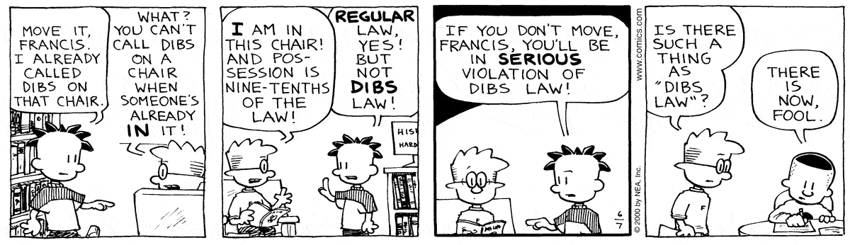 The 'Dibs Law' | Big Nate Wiki | Fandom