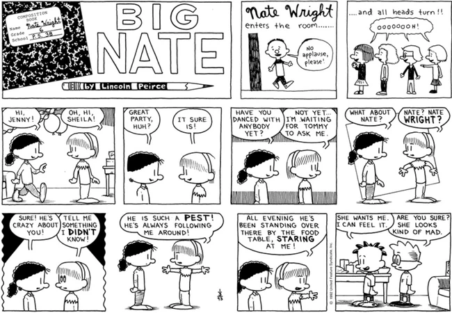 Comic Strip: January 3, 1993 | Big Nate Wiki | Fandom