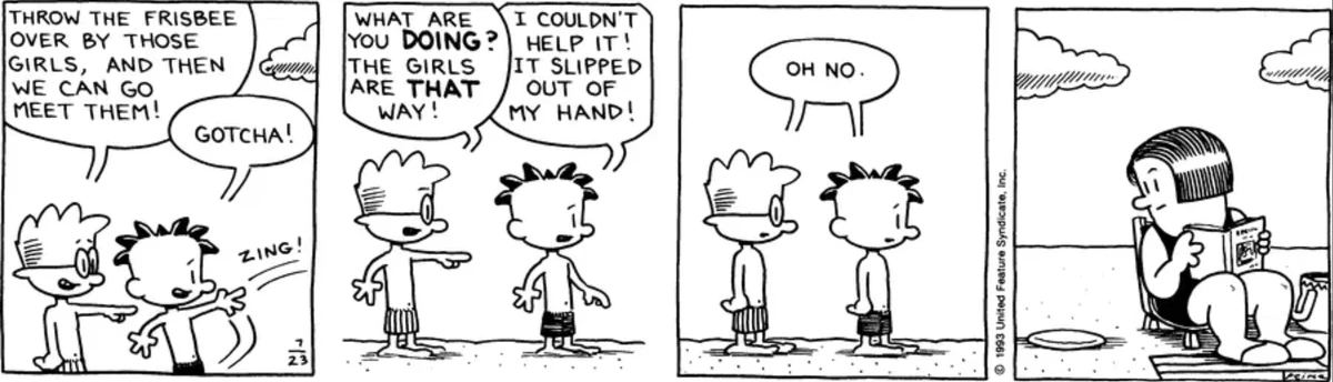 Comic Strip: July 23, 1993 | Big Nate Wiki | Fandom