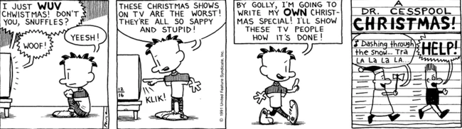 Comic Strip: December 16, 1991 | Big Nate Wiki | Fandom