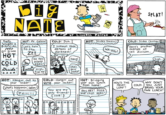 Comic Strip: October 12, 1997 | Big Nate Wiki | Fandom
