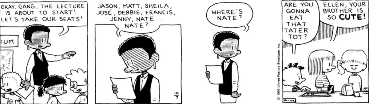 Comic Strip: October 7, 1993 | Big Nate Wiki | Fandom