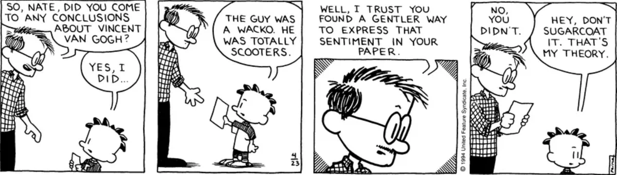 Comic Strip: April 23, 1994 | Big Nate Wiki | Fandom