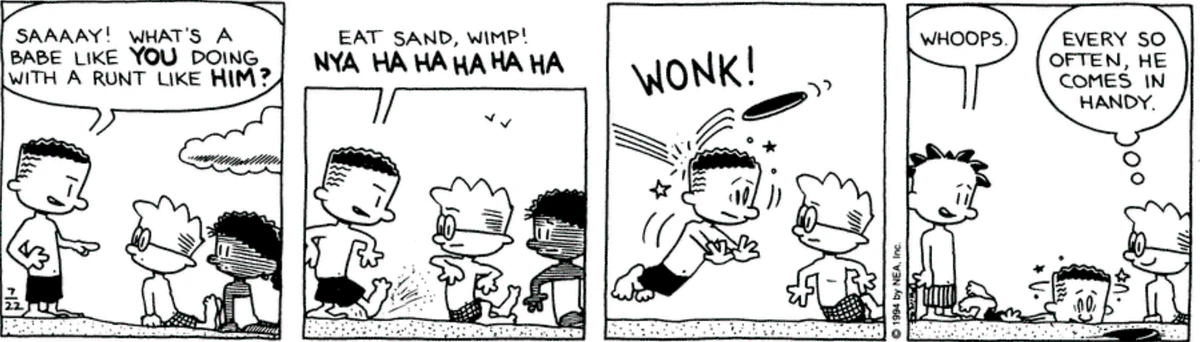 Comic Strip: July 22, 1994 | Big Nate Wiki | Fandom