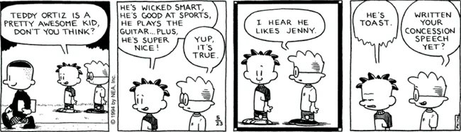 Comic Strip: May 23, 1994 | Big Nate Wiki | Fandom