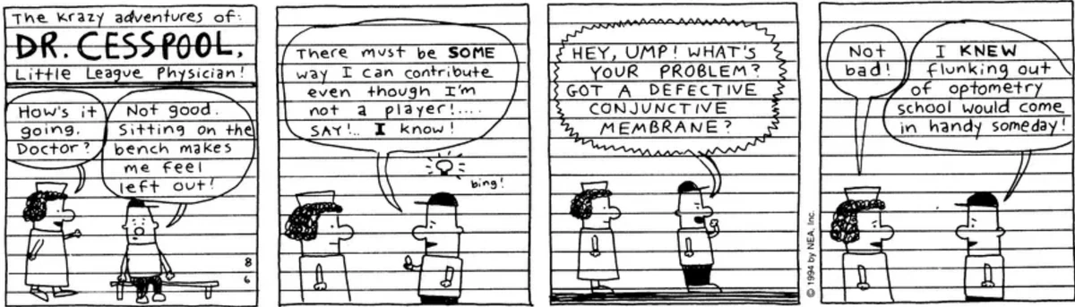 Comic Strip: August 6, 1994 | Big Nate Wiki | Fandom