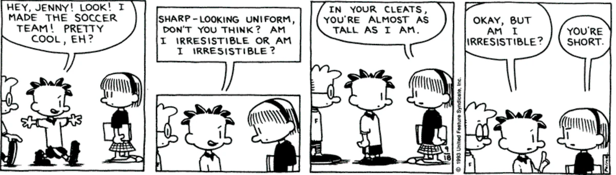 Comic Strip: September 18, 1993 | Big Nate Wiki | Fandom