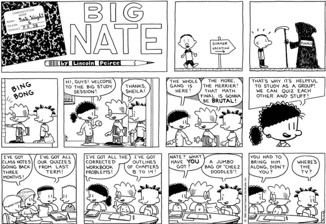 Comic Strip June 6 1993 Big Nate Wiki Fandom