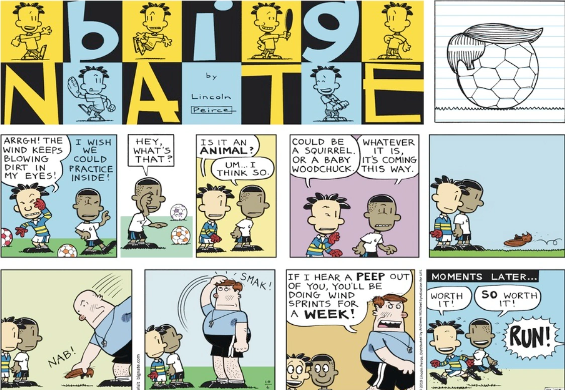 Comic Strip: October 6, 2019 | Big Nate Wiki | Fandom