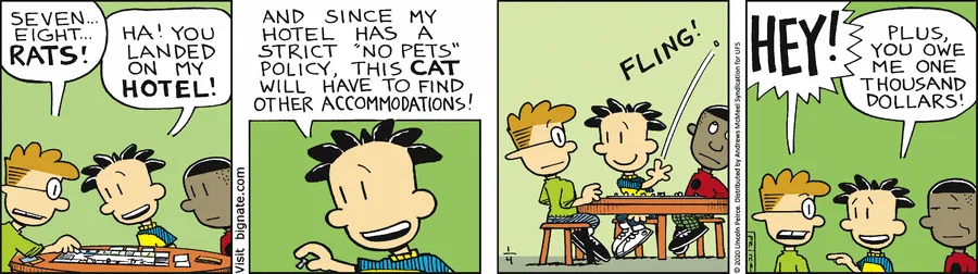 Comic Strip: January 4, 2020 | Big Nate Wiki | Fandom