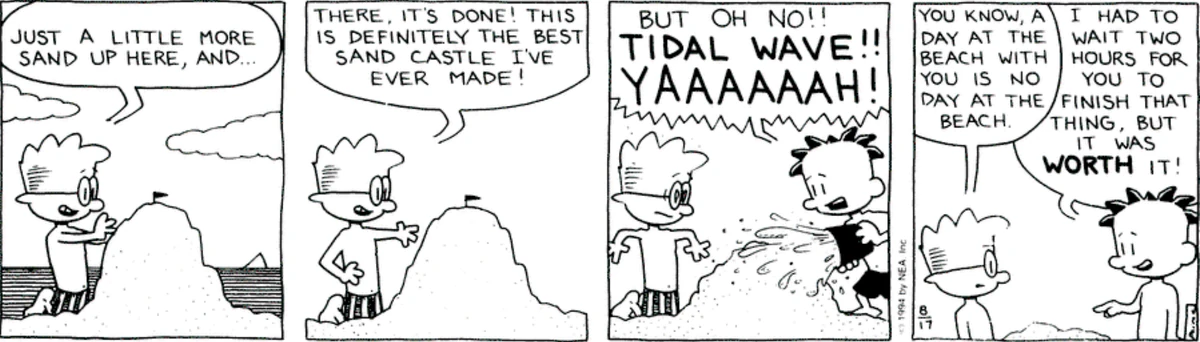 Comic Strip: August 17, 1994 | Big Nate Wiki | Fandom