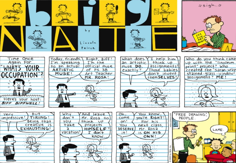 Comic Strip: February 16, 2003 | Big Nate Wiki | Fandom
