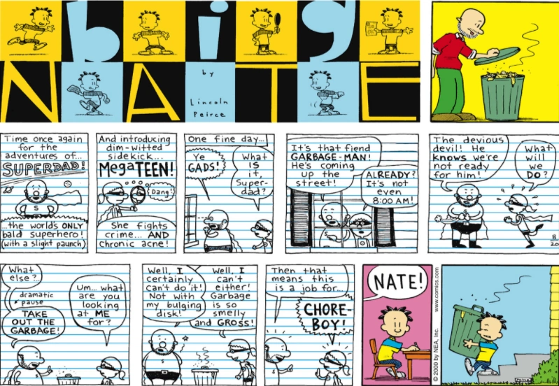 Comic Strip: August 20, 2000 | Big Nate Wiki | Fandom