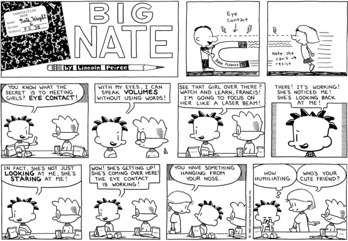 Comic Strip May 30 1993 Big Nate Wiki Fandom