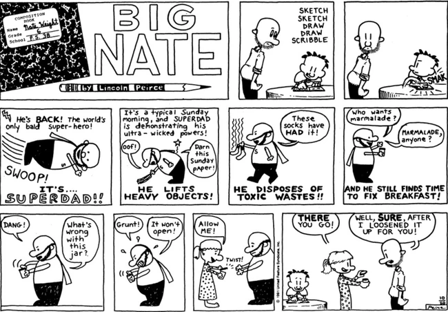 Comic Strip: October 20, 1991 | Big Nate Wiki | Fandom