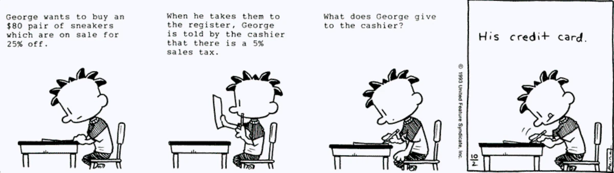 Comic Strip: October 2, 1993 | Big Nate Wiki | Fandom
