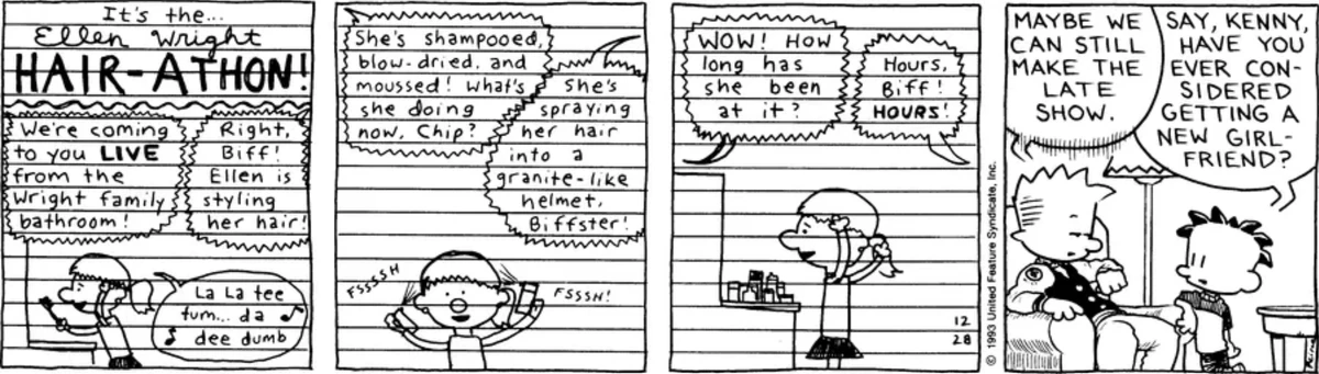 Comic Strip: December 28, 1993 | Big Nate Wiki | Fandom
