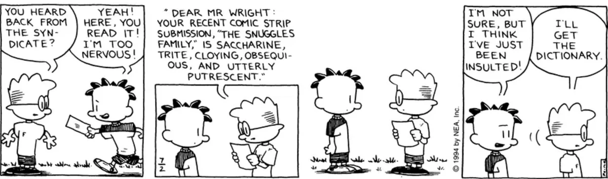 Comic Strip: July 2, 1994 | Big Nate Wiki | Fandom